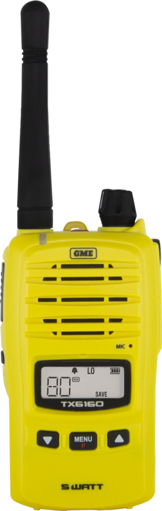 GME Handheld Radio -yellow – Ejan Communications